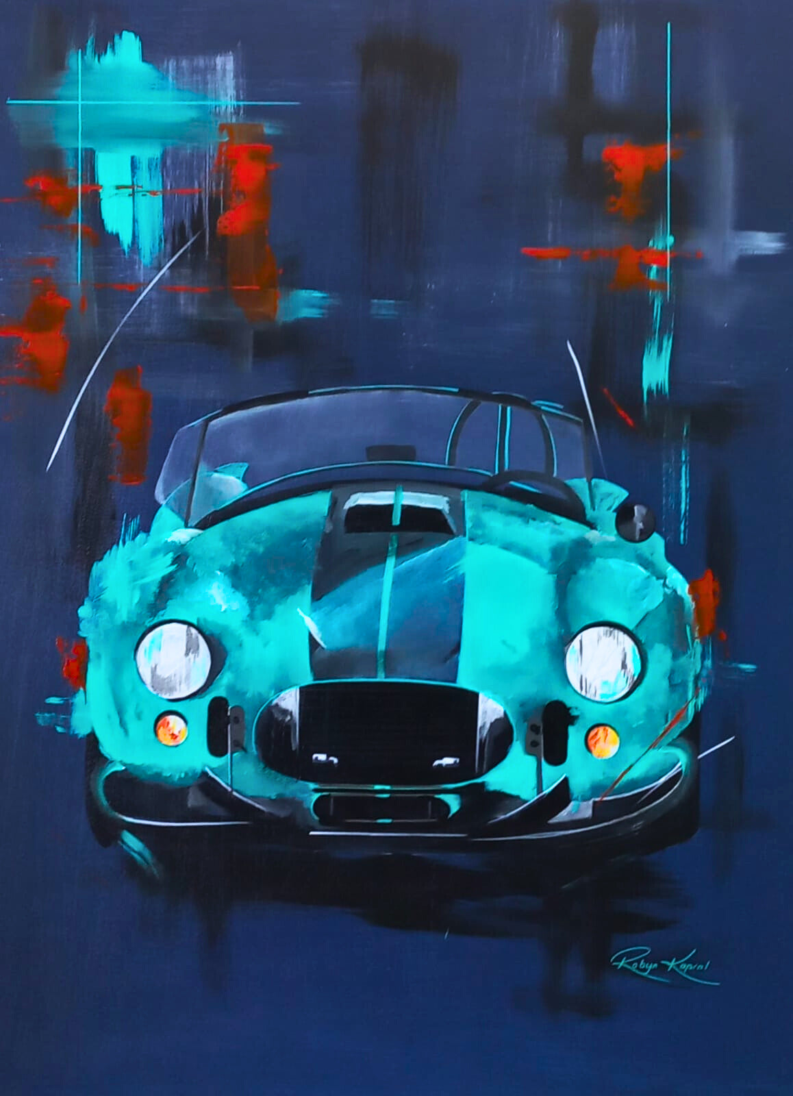 The Azure Cobra – Purple Heart Gallery and Framing