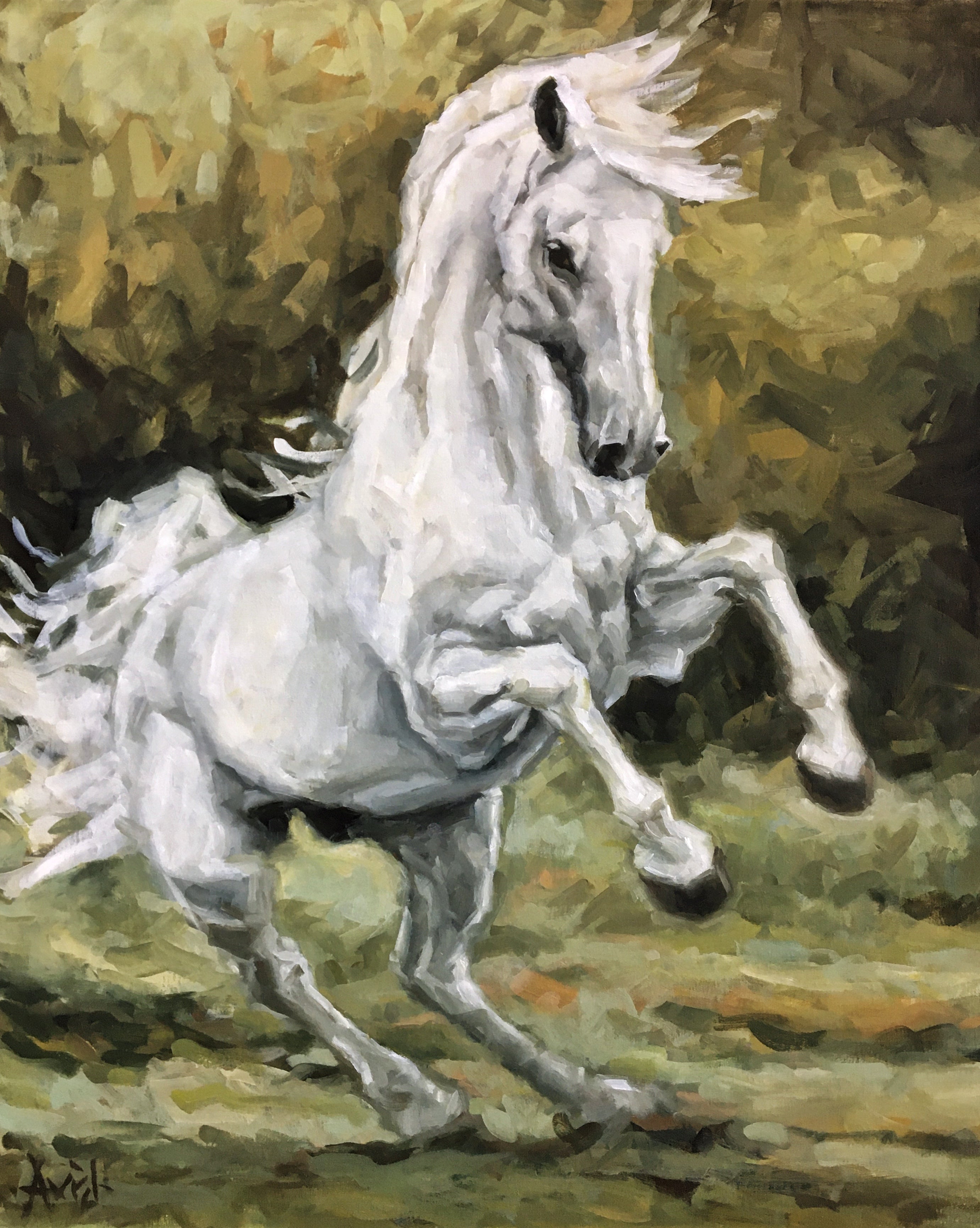 Wind in White – Purple Heart Gallery and Framing